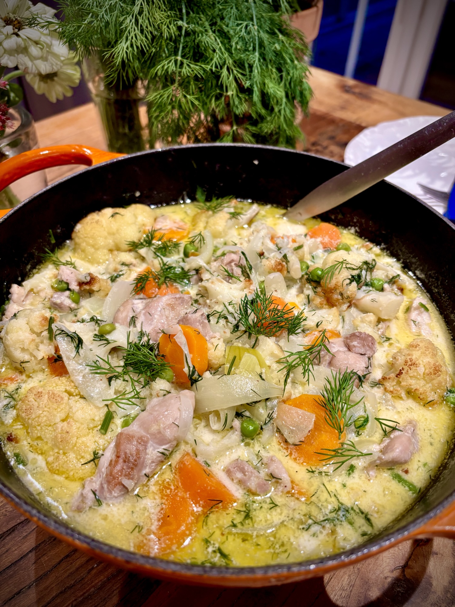 Mustig kycklinggryta med rostad blomkål – Bara Lite Mat – Just Some Food